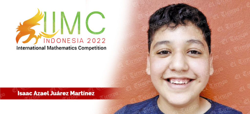 Isaac Juárez representará a México en concurso internacional de Matemáticas