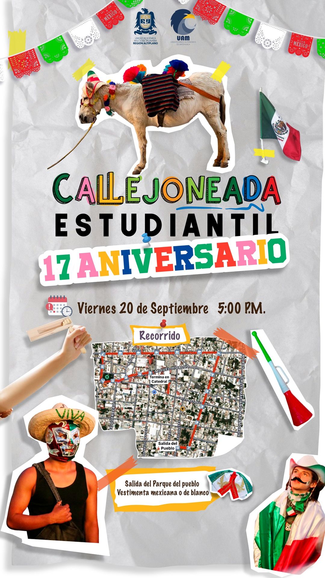 UAMRA celebrará aniversario con una callejoneada mexicana